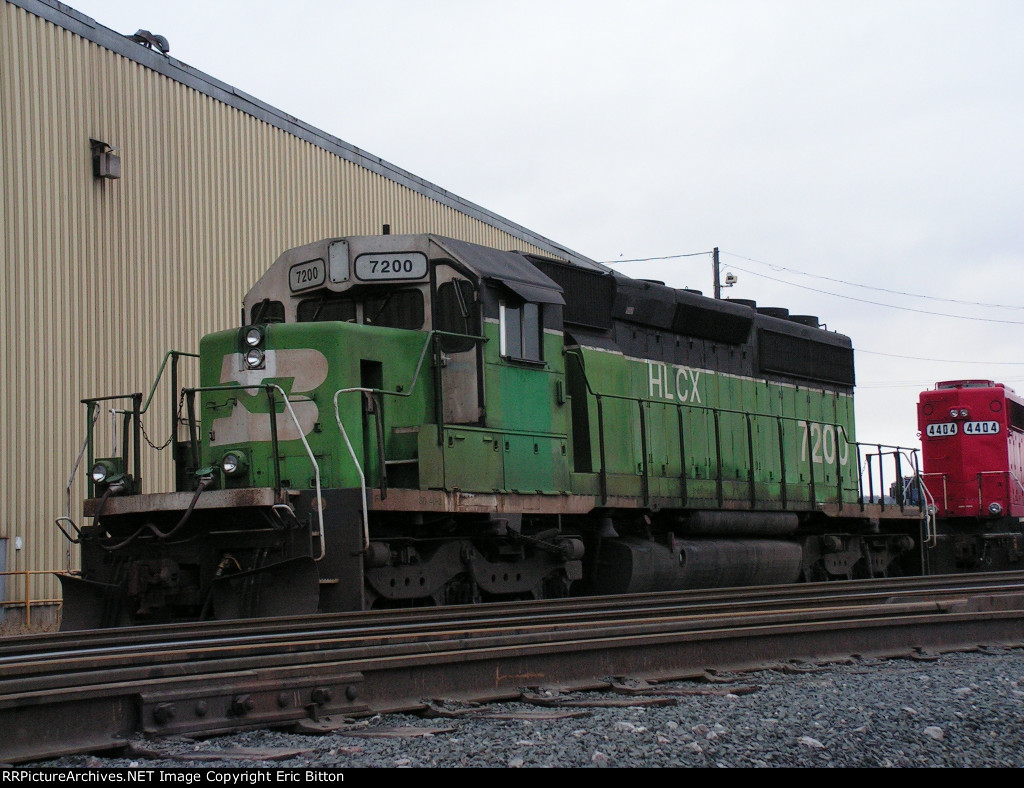 Former BN SD40 - 2 at Pigs Eye Yard.